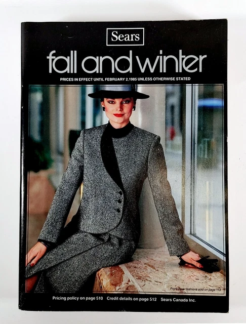 SEARS 1984 FALL And Winter Catalog Fashion Electronics Furniture ...