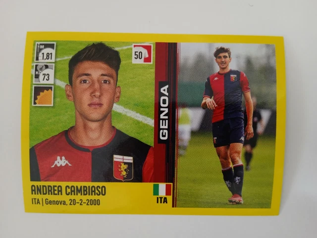 FIGURINA CALCIATORI PANINI 2021/22 GENOA CAMBIASO n 144 NUOVA NEW EUR 1 ...