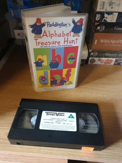 PADDINGTON'S ALPHABET TREASURE Hunt VHS Pal - Little Learners UK 1993 ...