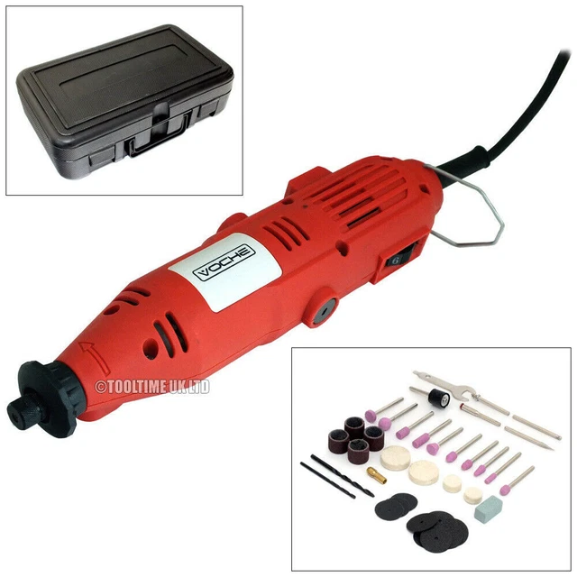 MINI HOBBY ROTARY Drill Combi Multi Grinder 135w Cutting Tool + Carry ...