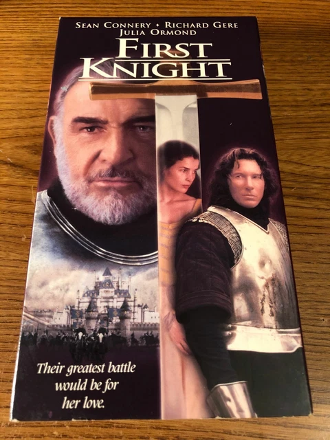 FIRST KNIGHT VHS VCR Video Tape Movie Sean Connery Used £6.29 - PicClick UK