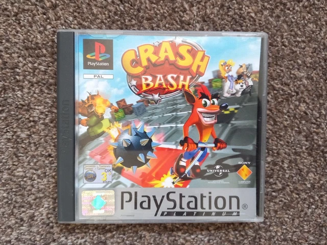 PS1 CRASH BASH Sony Playstation 1 game PAL Europe Platinum Bandicoot £ ...