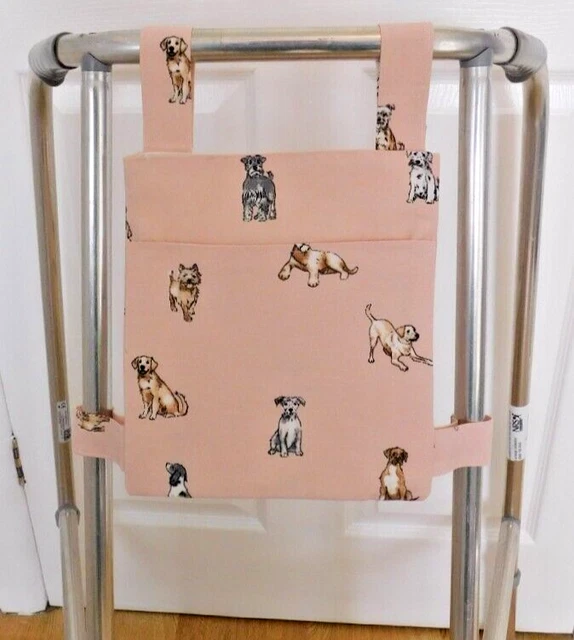 WALKING FRAME BAG Zimmer frame bag Walking frame caddy Easy fastening ...