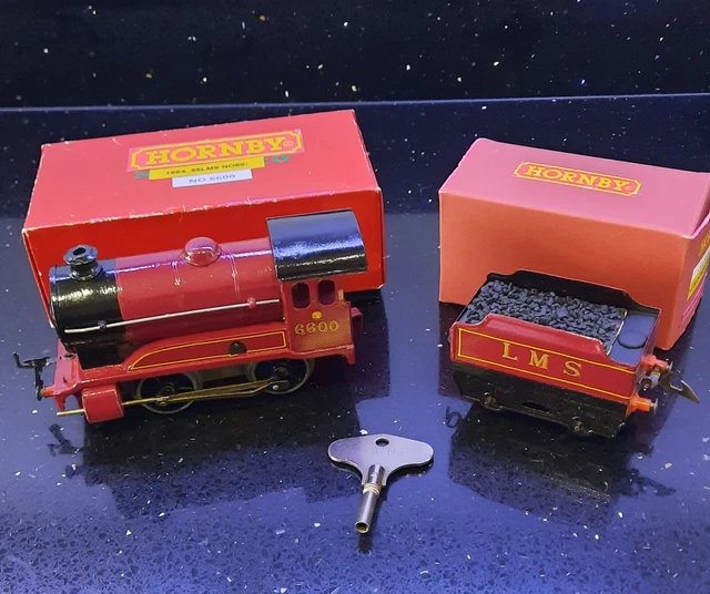 HORNBY O GAUGE clockwork locomotive with tender Boxed And Key £0.99 ...