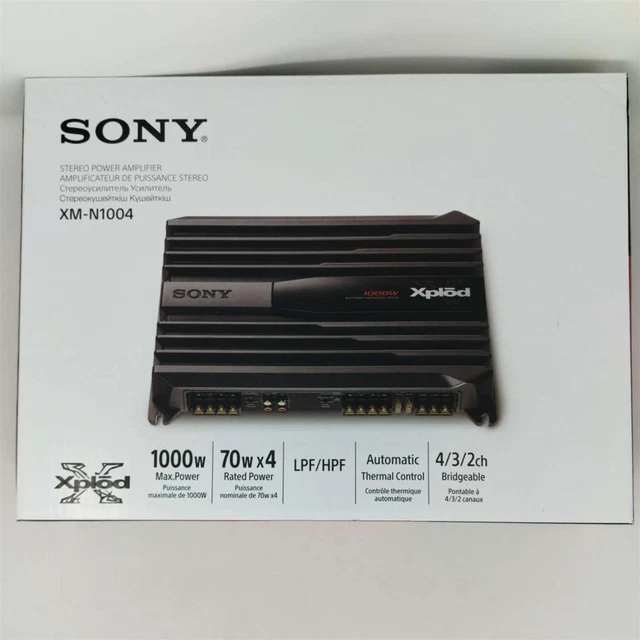 SONY XM-N1004 4/3/2 Canal 1000W Autoradio Amplificateur Automatique ...