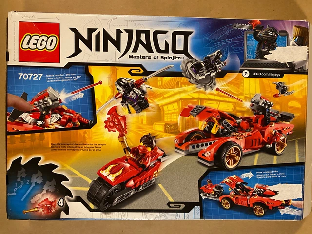 LEGO NINJAGO X-1 Ninja Charger (70727) In Complete For Parts Missing ...