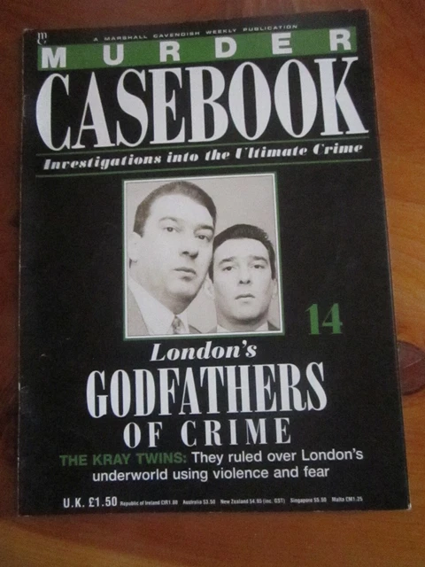 MAGAZINE MURDER CASEBOOK London's Godfathers Of Crime No. 14 Great ...