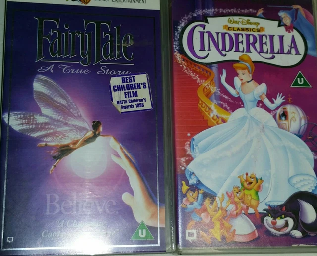 FAIRY TALE A true story and Cinderella classic girls vhs videos. fast ...