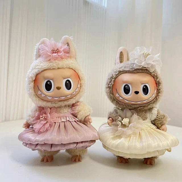 POP MART LABUBU The Monsters Plush Doll Flower Bud Skirt Doll New ...