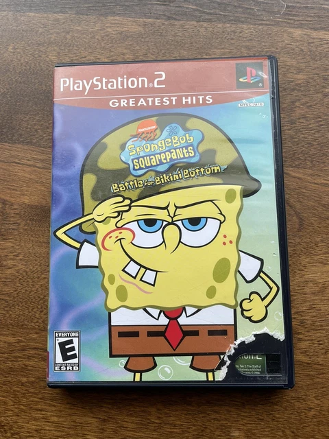 SPONGEBOB SQUAREPANTS: BATTLE for Bikini Bottom (PlayStation 2, 2003 ...