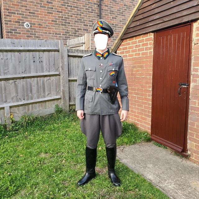 WW2 ELITE OFFICER Uniform German . 12th Unit. Tunic ,cap, Breeches ...