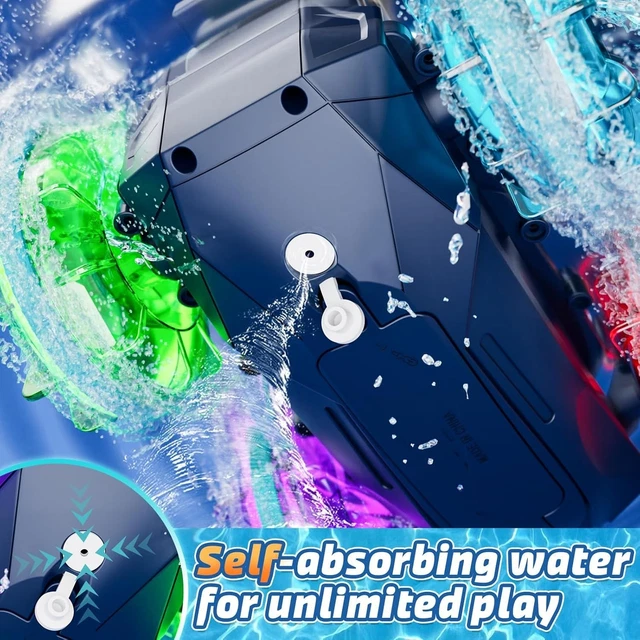 3-IN-1 AMPHIBIOUS RC Car with Water Gun & LED Lights – Kids Outdoor Toy ...