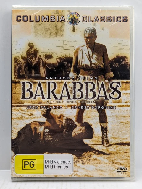 BARABBAS DVD REG 4 PAL SEALED DRAMA Anthony Quinn Jack Palance Ernest Borgnine £12.54 - PicClick UK