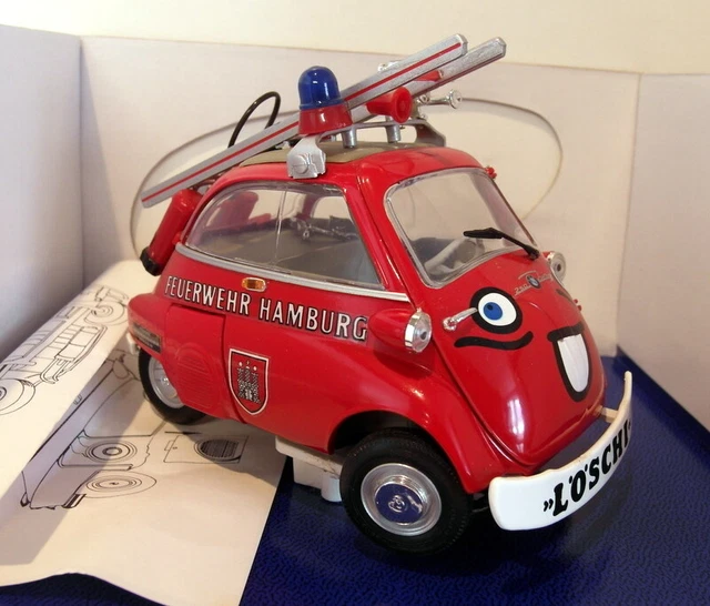 REVELL 1/18 SCALE 08918 - BMW Isetta 250 Feuerwehr Hamburg Fire Dept £ ...