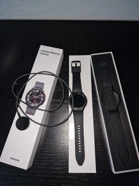 SMARTWATCH SAMSUNG GALAXY Watch 6 Classic 43mm Bluetooth R950 Orologio ...
