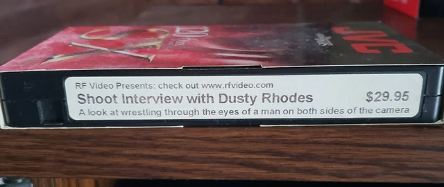 RF VIDEO SHOOT Interview with Dusty Rhodes VHS (wwf wwe ecw wcw roh tna nwa aew) $5.00 - PicClick CA