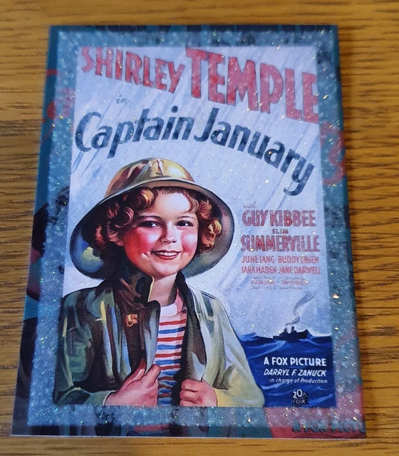 VINTAGE POSTER COLLECTION Captain January Shirley Temple Promo 1 Card ...