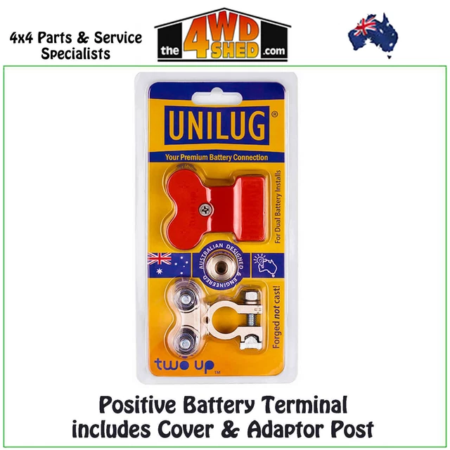UNILUG TWO UP Positive Battery Terminal inc Cover & Adaptor Post $54.50 ...