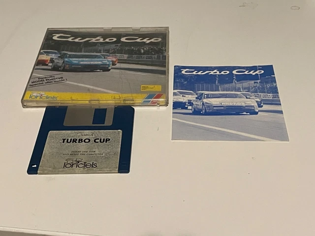 VINTAGE PC FLOPPY Game collectable boxed TURBO CUP COMPLETE $49.99 ...