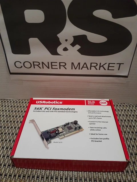 US ROBOTICS 56K PCI Faxmodem Model: 5670 $17.00 - PicClick