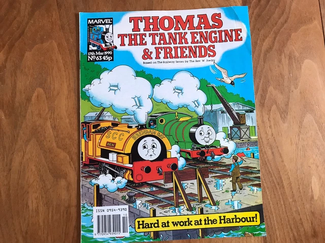MARVEL THOMAS THE Tank Engine & Friends Magazine 1990 # 63 VG Con £2.00 ...