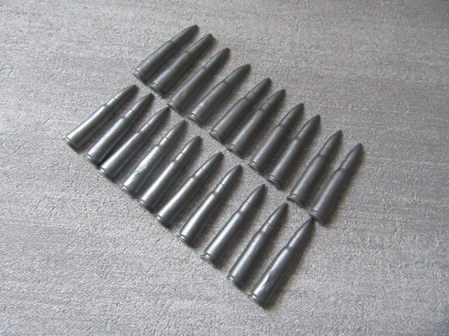 EDIBLE HANDMADE X 20 Bullets Army, Military Cake/ Cupcake Topper ...