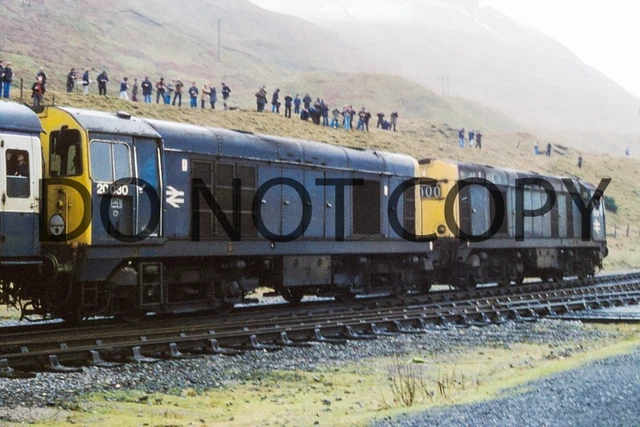 UK DIESEL TRAIN Railway Photograph Of Class 20 20030 Loco. Rm20-47 £1. ...