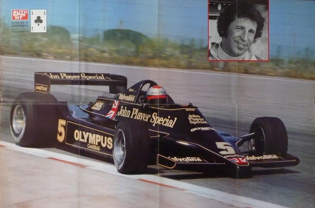 1979 LOTUS JPS 79 Mario Andretti Poster Geant Auto Sprint EUR 3,00 ...