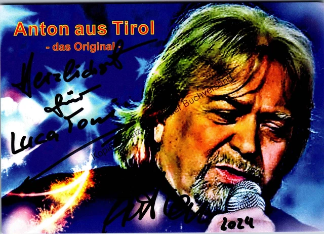 ORIGINAL AUTOGRAMM HARRY Anton Schagerl aka Anton aus Tirol ...