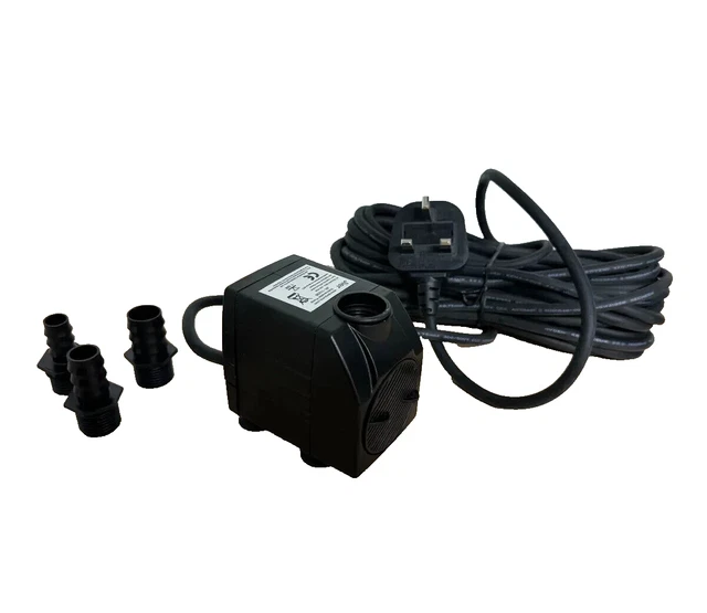 KELKAY WATER FEATURE Fountain Pump 1100lph Fountain Plug Attached ...
