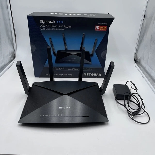 NETGEAR NIGHTHAWK X10 AD7200 Smart Wifi Router Model R9000 $104.99 ...