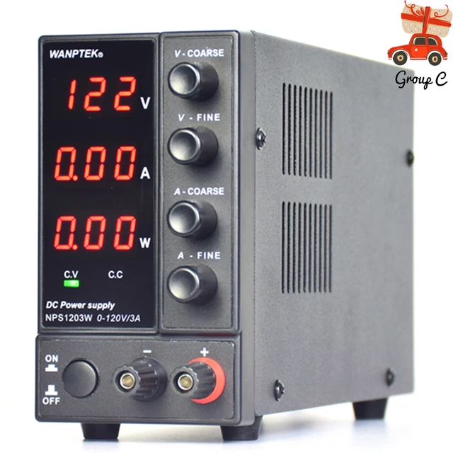 DIGITAL LAB DC Bench Power Source Variable Adjustable Power Supply 0 ...
