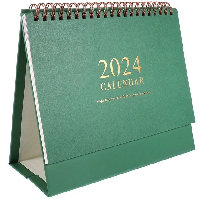 OFFICE DESK CALENDAR Small 2024 Calendar Office Table Calendar Binding ...