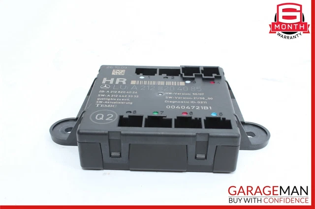 08-18 MERCEDES X204 GLK350 E350 C350 Rear Right Side Door Control ...