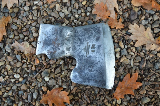 ANTIQUE VINTAGE COACH Maker's Side Axe 4 Lbs By W. Marples & Sons Tool ...