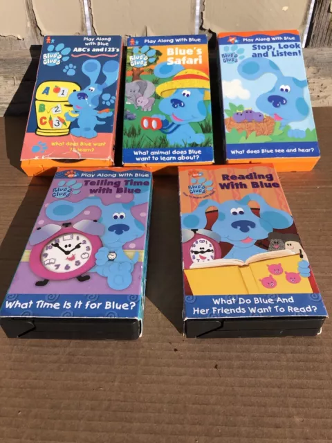 BLUE'S CLUES VHS lot PLEASE READ DESCRIPTION BEFORE BUYING £36.71 ... BLUE'S CLUES VHS lot PLEASE READ DESCRIPTION BEFORE BUYING £36.71 ...