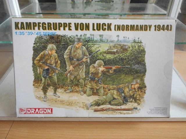 MAQUETTE DRAGON KAMPFGRUPPE Von Luck (Normandie 1944) à l'échelle 1:35 ...