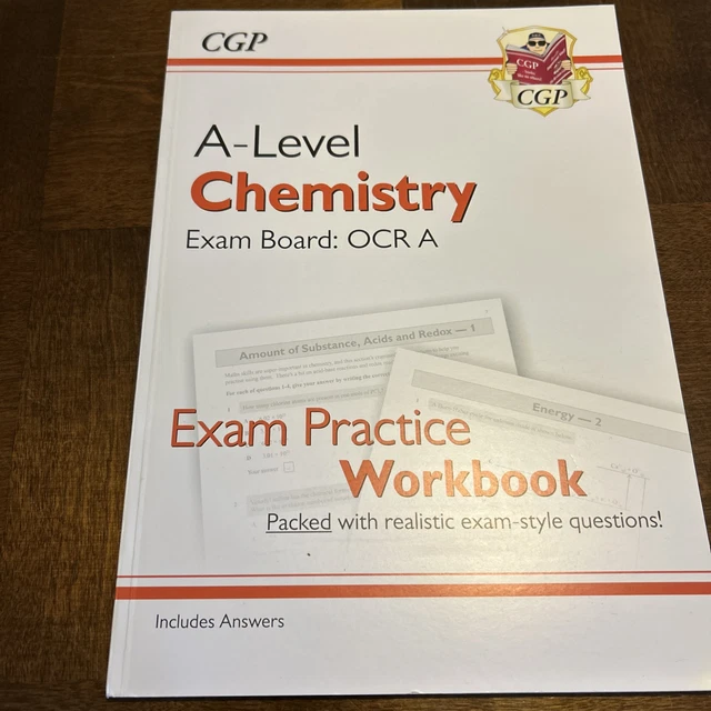 A LEVEL CHEMISTRY OCR A Exam Practice Workbook £4.87 - PicClick UK