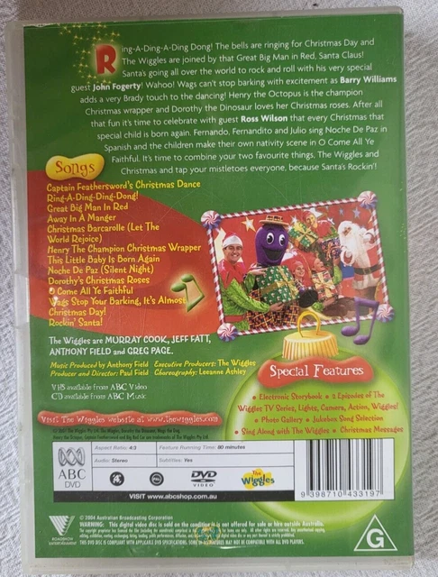THE WIGGLES, SANTA'S Rockin! ABC FOR KIDS DVD $5.95 - PicClick AU