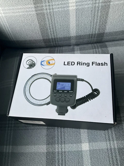 LED, RING FLASH, inc adapter rings, flash diffusers, (N9). £21.50 ...
