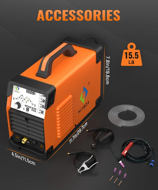 HITBOX 4-IN-1 WIG/MMA Schweißgerät AC/DC 200A Puls IGBT für Profis & Hobby‌ EUR 259,00 - PicClick DE