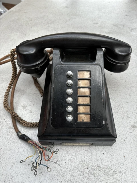 VINTAGE SWITCHBOARD BAKELITE General Telephone 1940s Autophone Ltd £25. ...