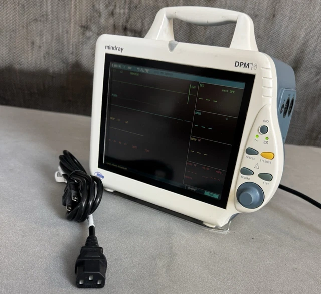 MINDRAY DPM4 PATIENT Monitor - EKG, SP02, NIBP, Printer VGC Ships Fast ...