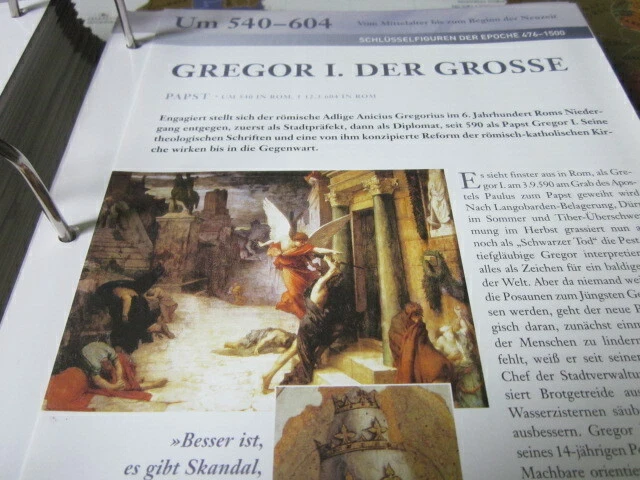 GESCHICHTE EUROPAS 476-1500 Schlüsselfiguren Papst Gregor der Große 540 ...