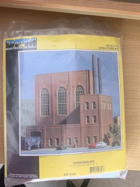 DESIGN PRESERVATION MODELS Dpm Powerhouse Structure Kit Ho Scale £60.00 ...