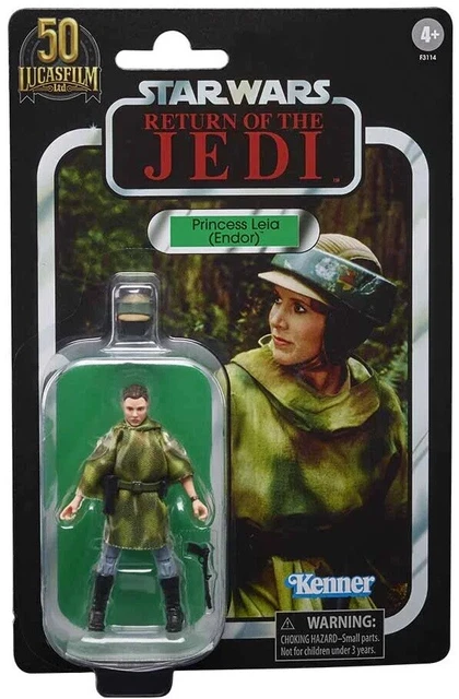 STAR WARS ROTJ Princess Leia (Endor) Vintage Collection 3.75” Figure ...