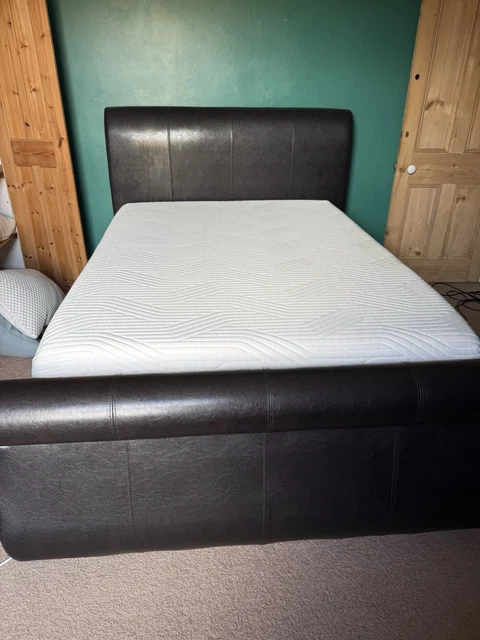 SLEIGH BED ELECTRIC Double Bed with Tempur Mattress £516.70 - PicClick UK