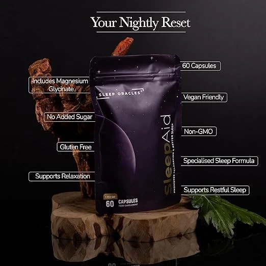 SLEEP AID MAGNESIUM Glycinate Capsules £13.83 - PicClick UK