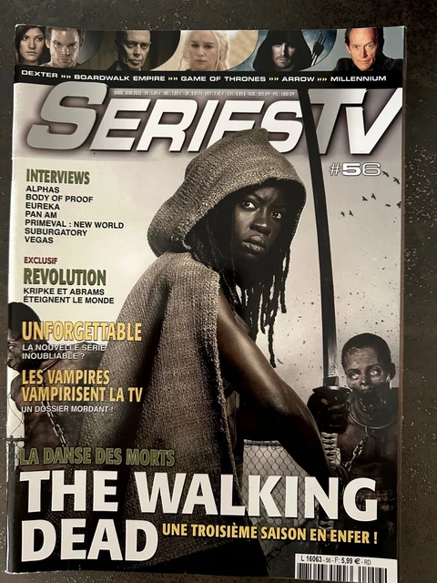 MAGAZINE SÉRIES TV n°56, Walking Dead, Arrow, Revolution, Unforgettable ...