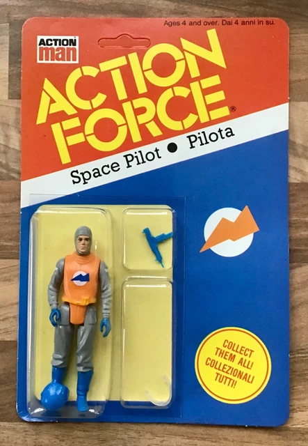 ACTION FORCE SPACE FORCE SPACE PILOT / PILOTA Carded Figure MOC 1983 ...